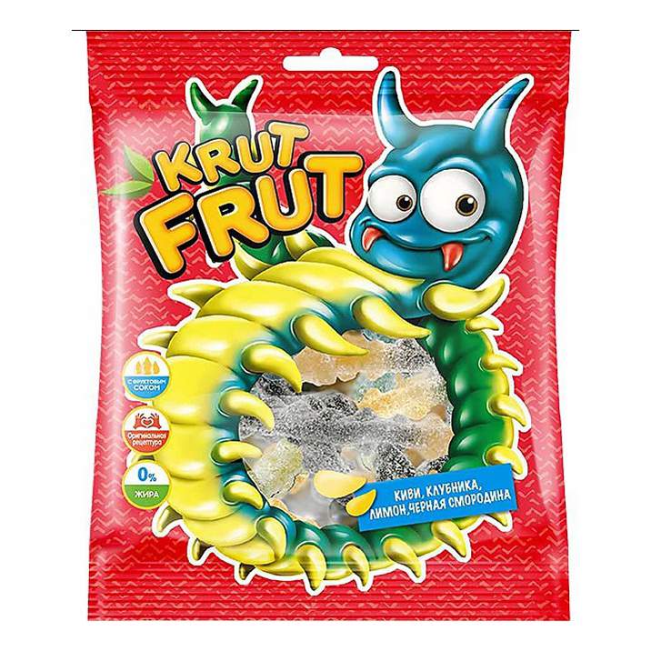Купить мармелад KDV KrutFrut Сороконожки жевательный 70 г, цены на Мегамаркет | Артикул ...