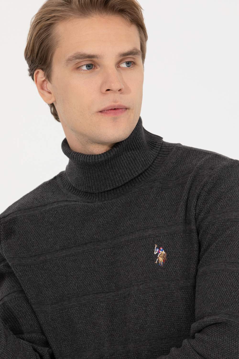 Свитер мужской U S Polo Assn G081gl0tk0r Doston серый Xl купить в