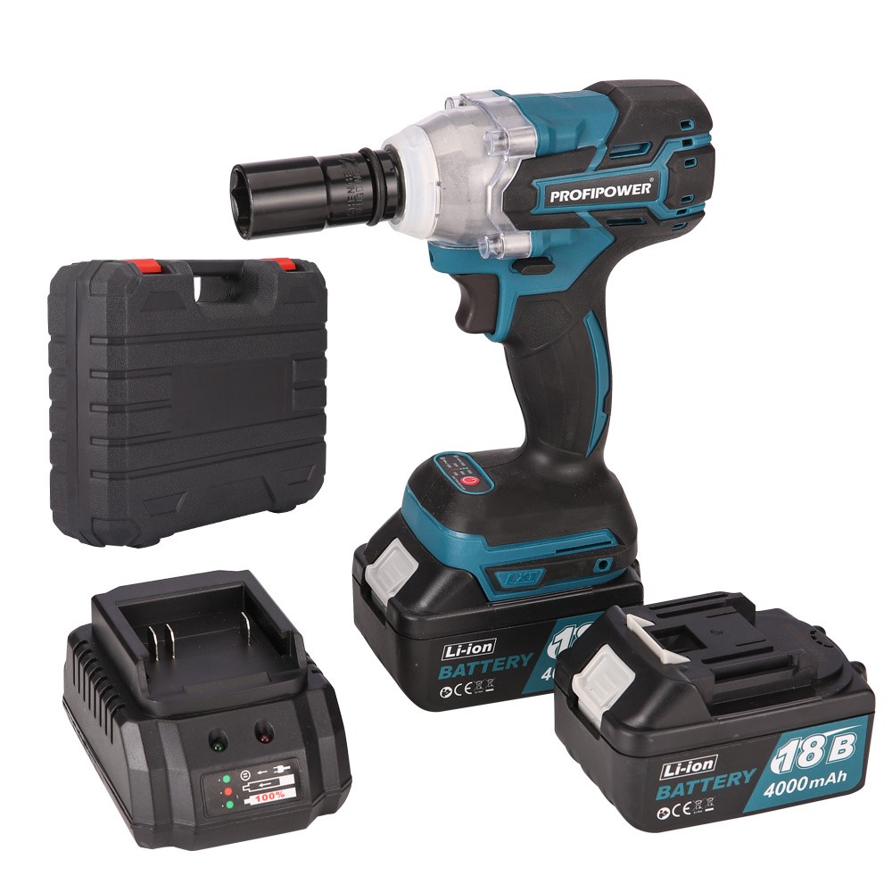 Profipower Бесщеточный аккумуляторный ударный гайковерт Profipower 18B,MKDTW-18V E0081 купить ...