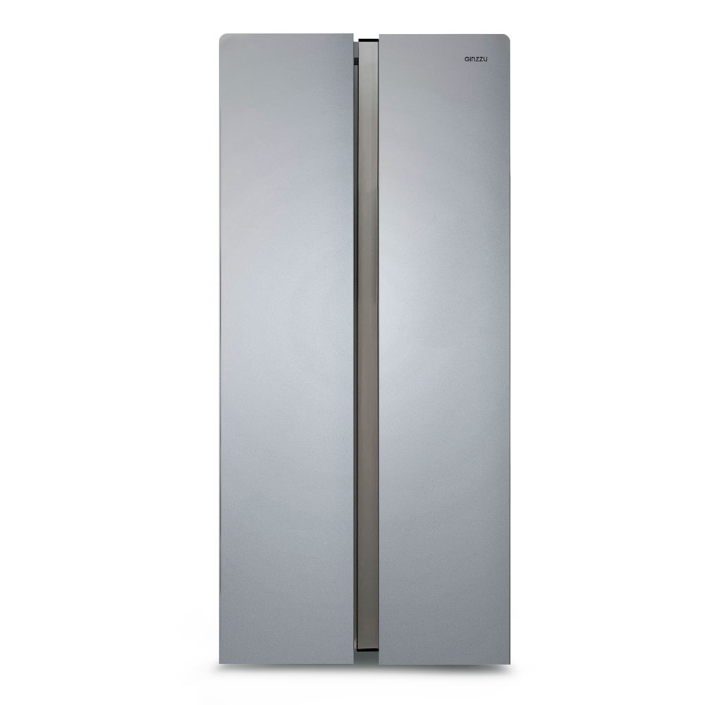 Холодильник Ginzzu NFK-420 серебристый - купить в Москве, цены на Мегамаркет | 100028287591