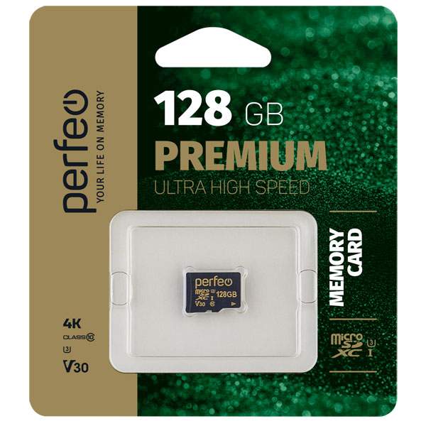 Карта памяти Perfeo High-Capacity microSDXC Class 10 UHS-1 V30 128GB, купить в Москве, цены в ...