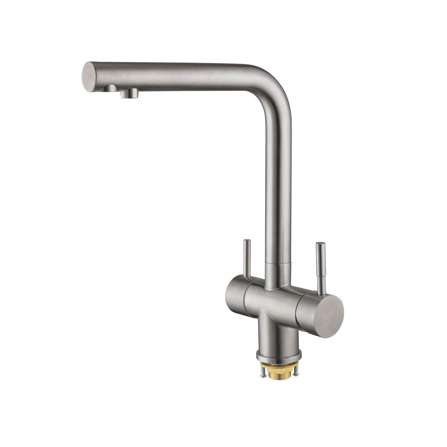 Смеситель для кухни с подключением фильтра питьевой воды Shevanik S468B купить в интернет ...