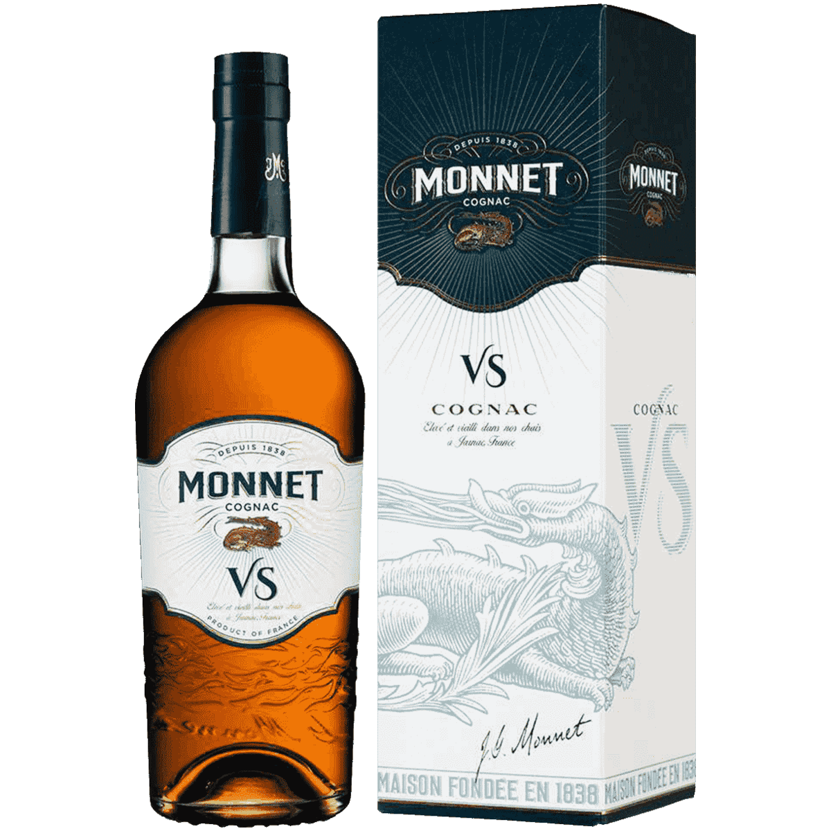 Коньяк Monnet VS 3 года 0,7 л в подарочной упаковке - отзывы покупателей на маркетплейсе ...