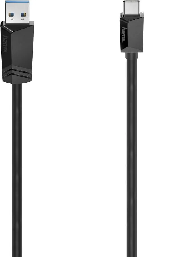 Кабель Hama H-200657 00200657 ver3.2 USB Type-C USB A(m) 1м черный ...
