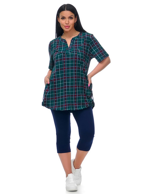 Комплект домашний женский Toontex Г09 зеленый 54 RU - купить в Москве, цены на Мегамаркет ...