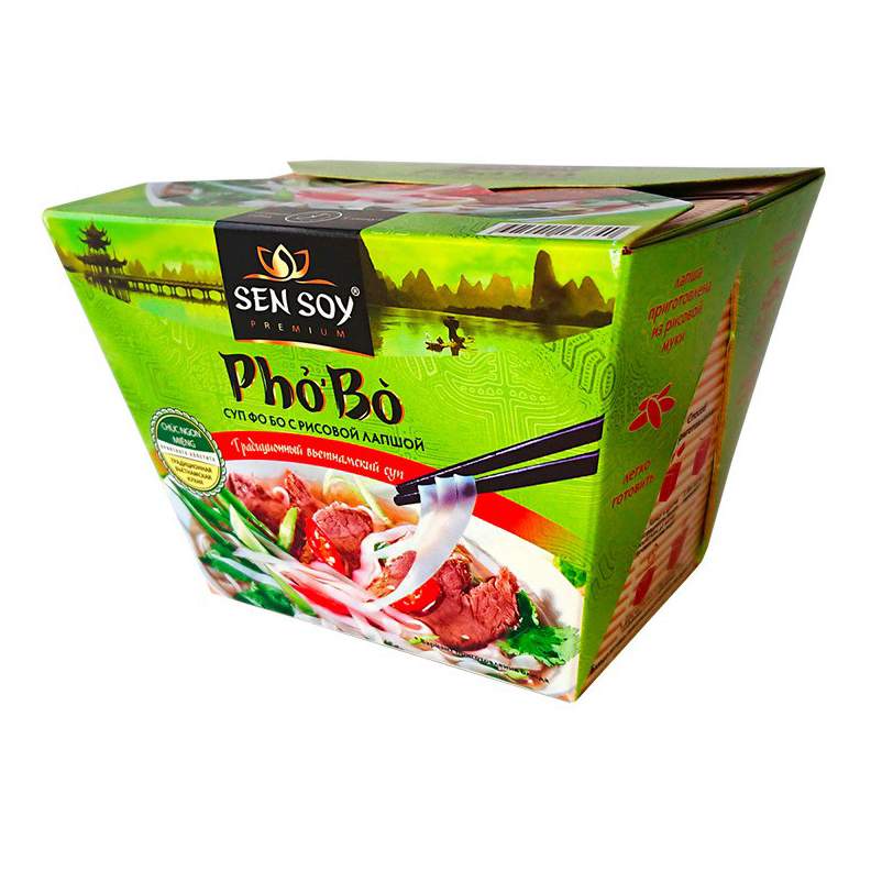 Купить лапша Sen Soy рисовая Традиционный вьетнамский суп быстрого приготовления 125 г, цены на ...