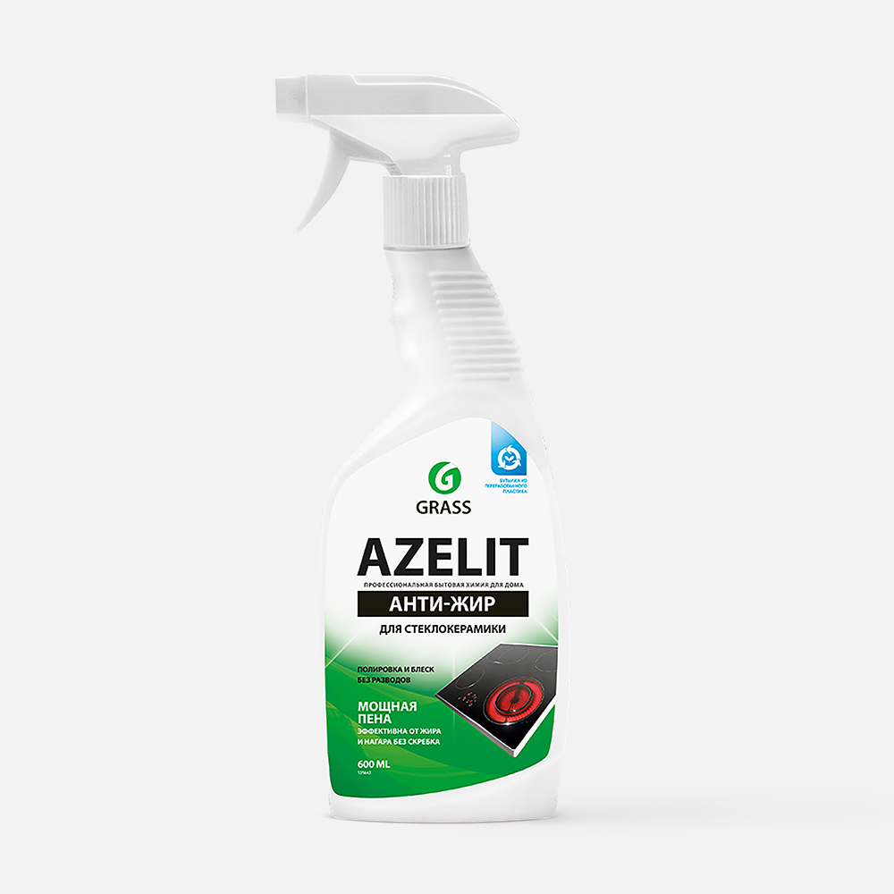Средство чистящее Grass Azelit Анти-жир для стеклокерамики, 600 мл ...