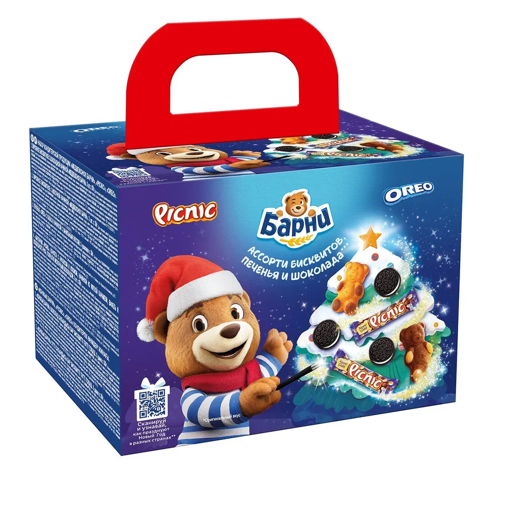 Купить набор кондитерский Oreo Барни Picnic, бисквит, печенье и шоколад ...