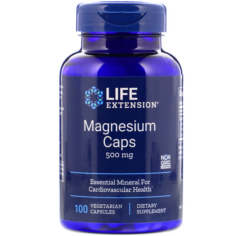Минерал Life Extension Magnesium (Магний) 500 мг 100 капсул - купить в ...