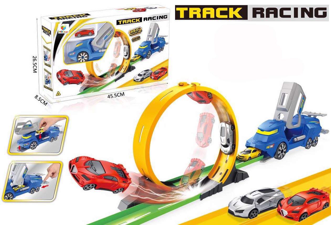 Купить jUNFA TOYS Трек с пусковым устройством и машинкой, цены на Мегамаркет