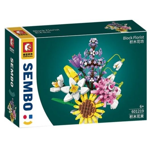 Купить конструктор SEMBO BLOCK Букет цветов, артикул 601219, цены на ...