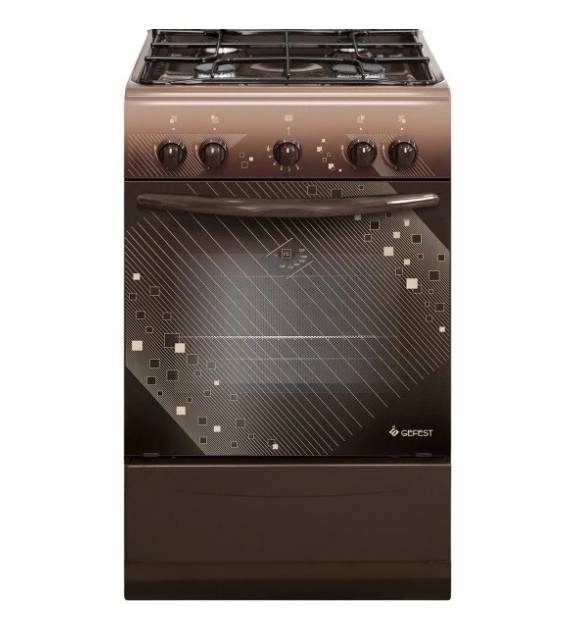 Газовая плита GEFEST ПГ 51000018 коричневый, купить в Москве, цены в интернет-магазинах на ...