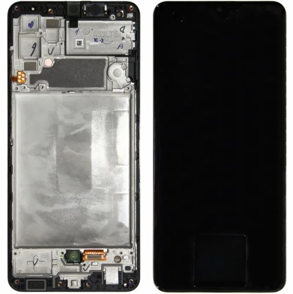 Дисплей с тачскрином для Samsung Galaxy A32 SM-A325F черный с рамкой ...
