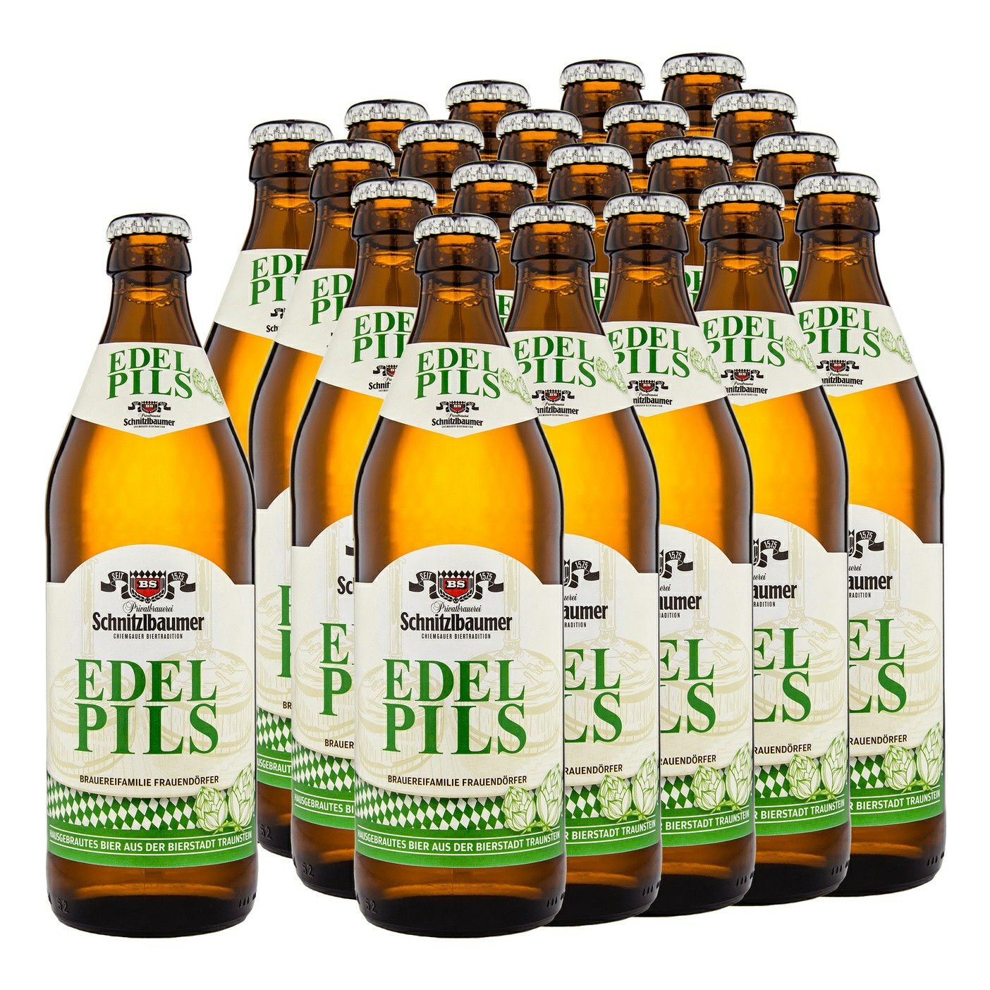 Пиво Schnitzlbaumer Edel Pils светлое фильтрованное пастеризованное 500 ...