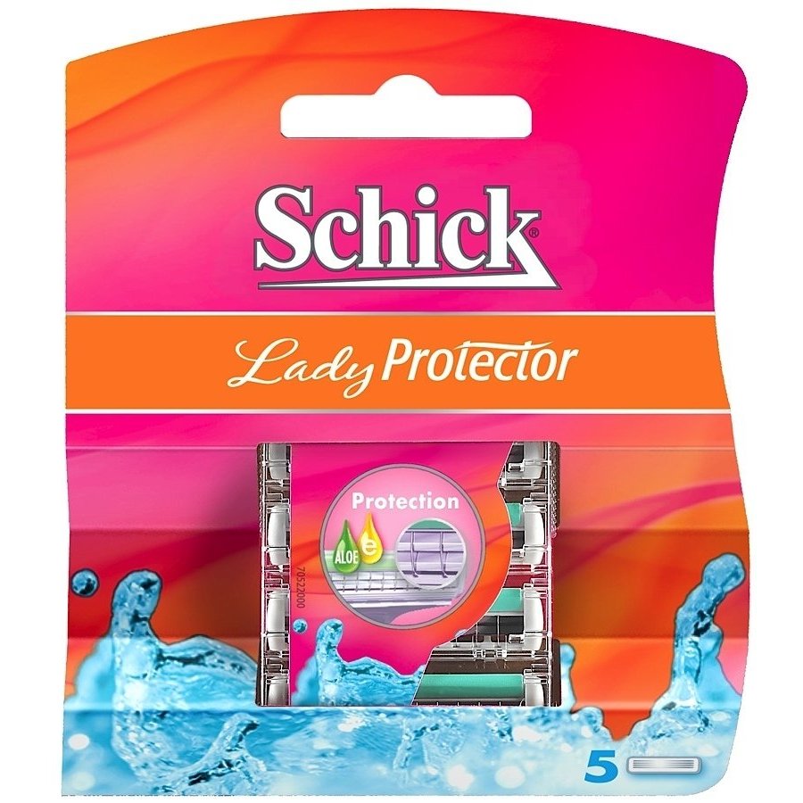 Купить кассеты для бритья Schick Lady Protector 5 шт, цены на Мегамаркет | Артикул: 600001018723