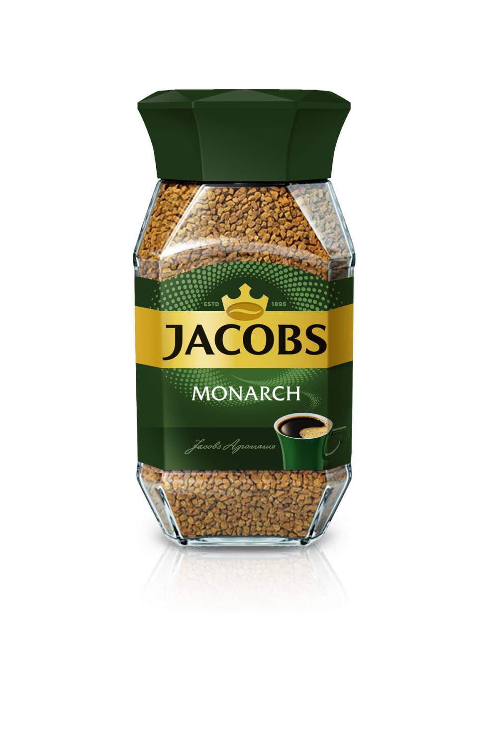 Купить кофе растворимый Jacobs monarch классический 190 г, цены на Мегамаркет | Артикул ...