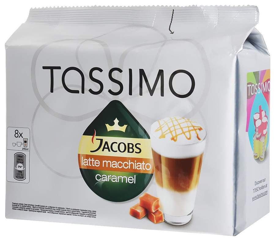 Купить капсулы Tassimo jacobs latte macchiato caramel, цены на ...