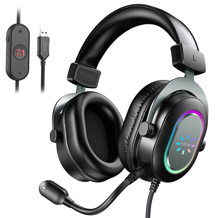 Игровые наушники Fifine H6 Gaming Headsets серый (H6G), купить в Москве ...