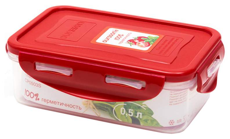 Контейнер для хранения пищи Oursson CP0503S/RD купить в интернет ...