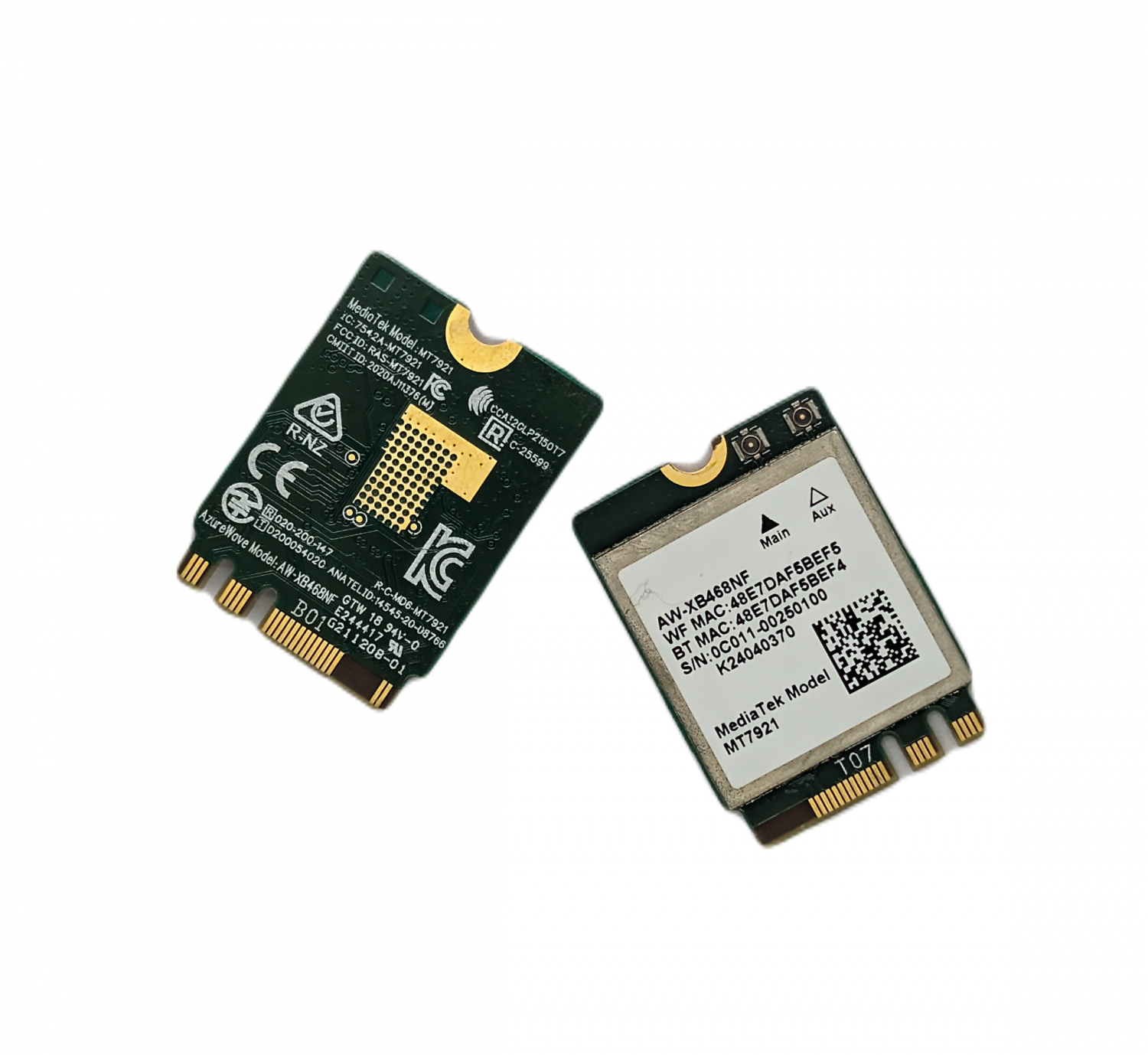Модуль Wi-Fi MediaTek MT7921 AW-XB468NF, купить в Москве, цены в ...