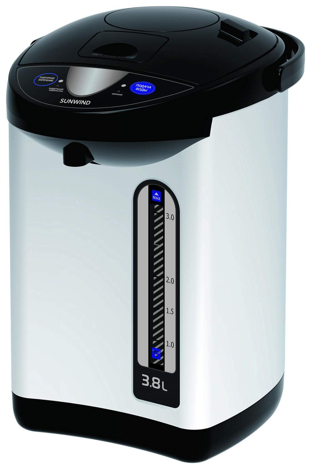 Термопот Sunwind SUN-TP-2 3.2 л черный, серебристый - купить в Москве, цены на Мегамаркет ...