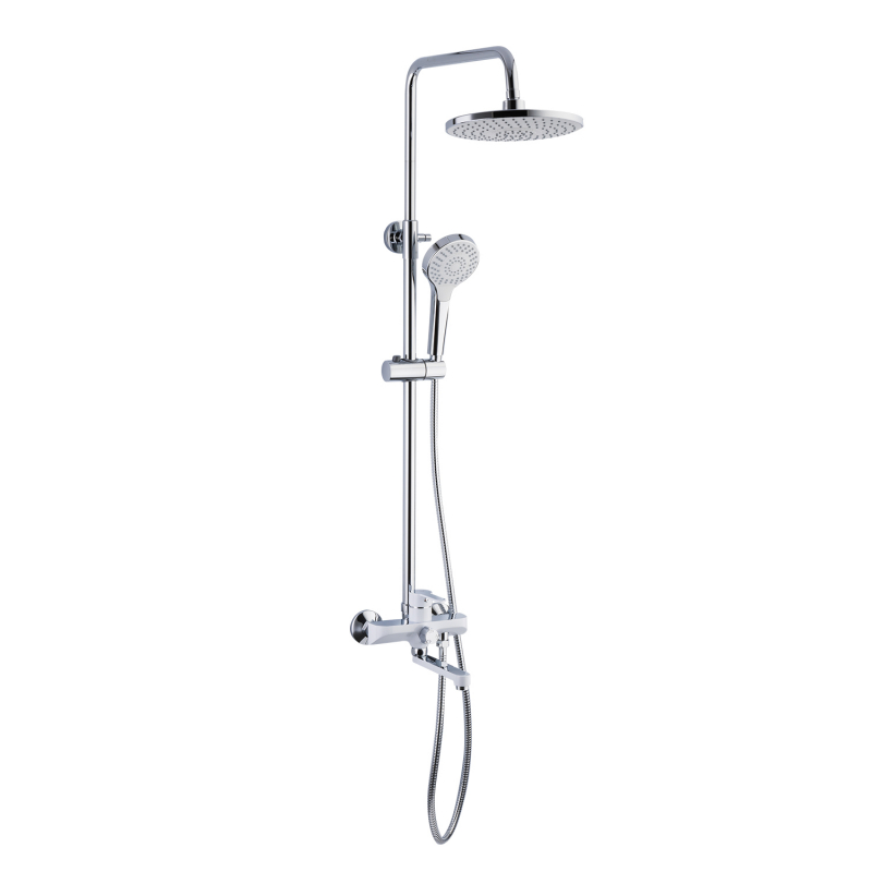 Душевая система FRAP H41 хром/белый F2441 купить в интернет-магазине, цены на Мегамаркет