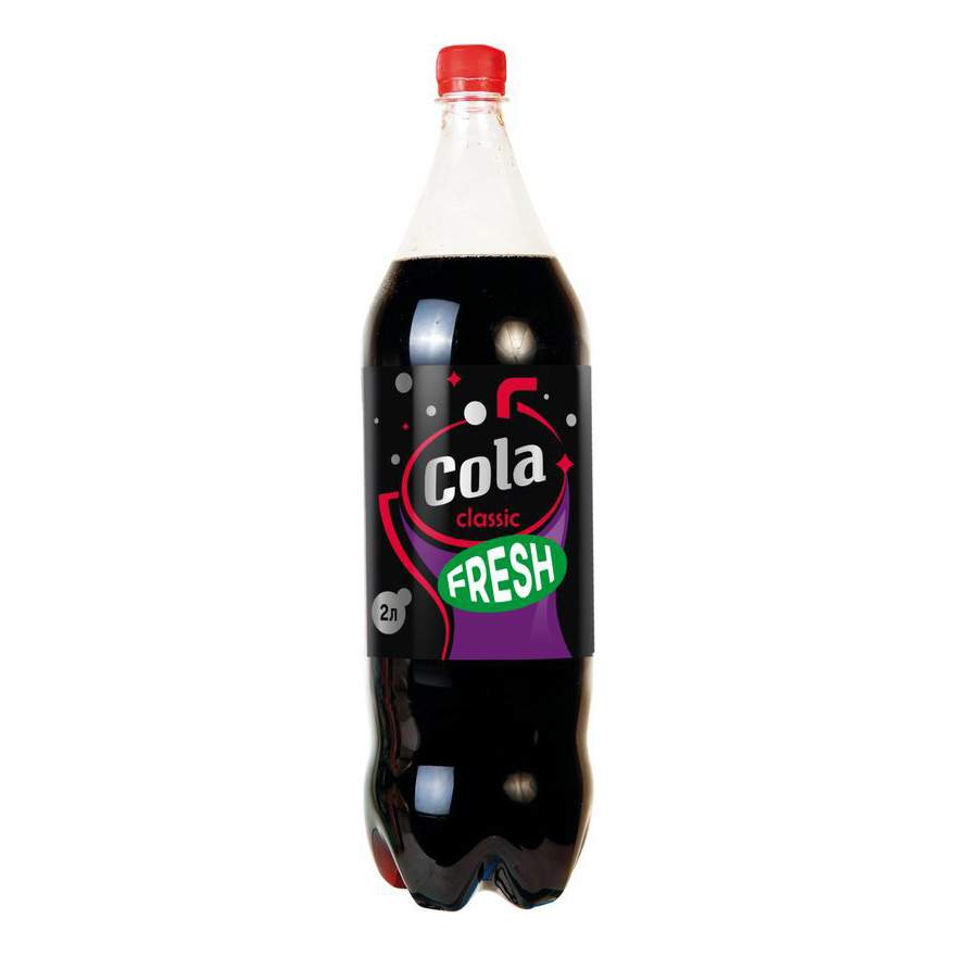 Купить газированный напиток Fresh Cola 2 л, цены на Мегамаркет ...