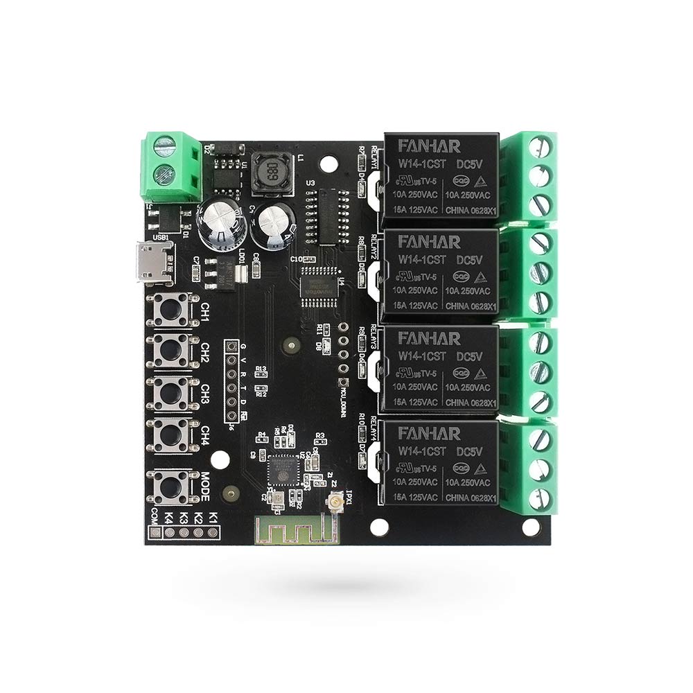 Реле питания Ps-Link PS-DIY-S04 на 4 канала с WIFI модулем купить в ...