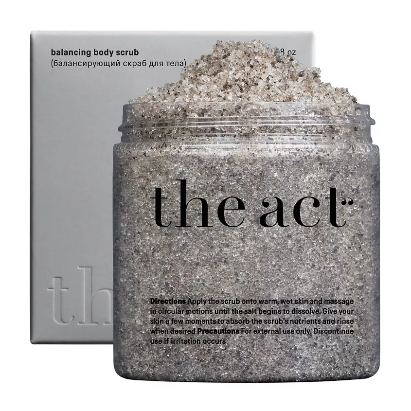 Купить скраб для тела The Act балансирующий, 300 г, цены на Мегамаркет | Артикул: 100059413433