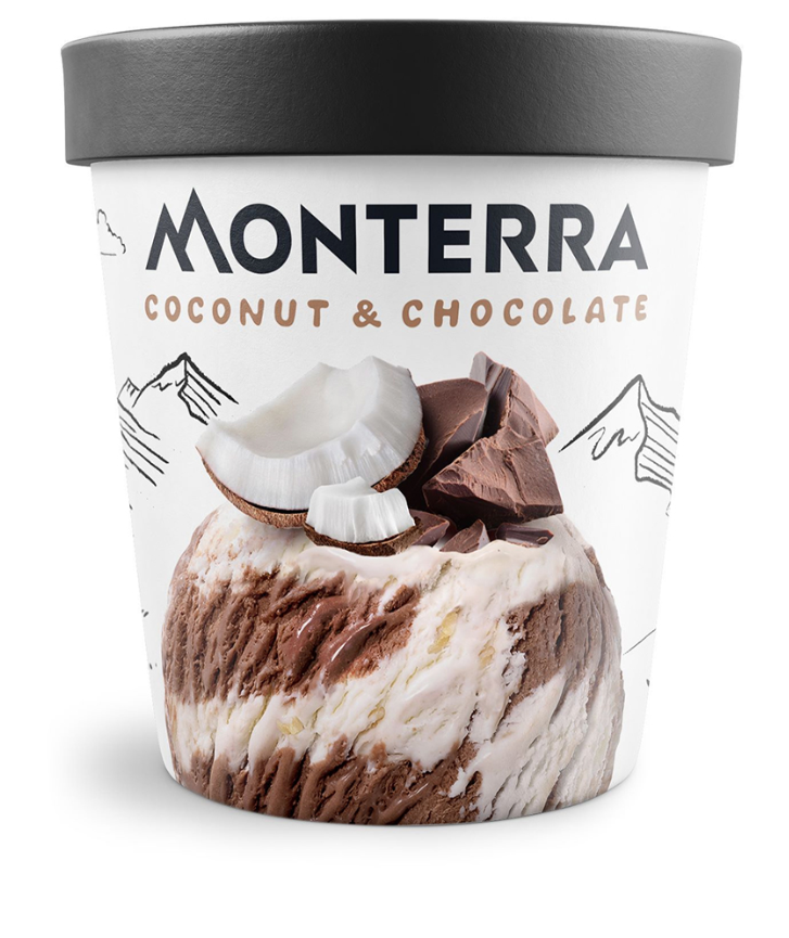 Мороженое Кокос-Шоколад Monterra, 480 мл - отзывы покупателей на Мегамаркет | 100044169819