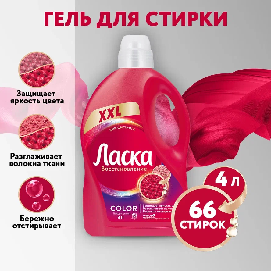 Гели для стирки Ласка - купить в Москве - Мегамаркет
