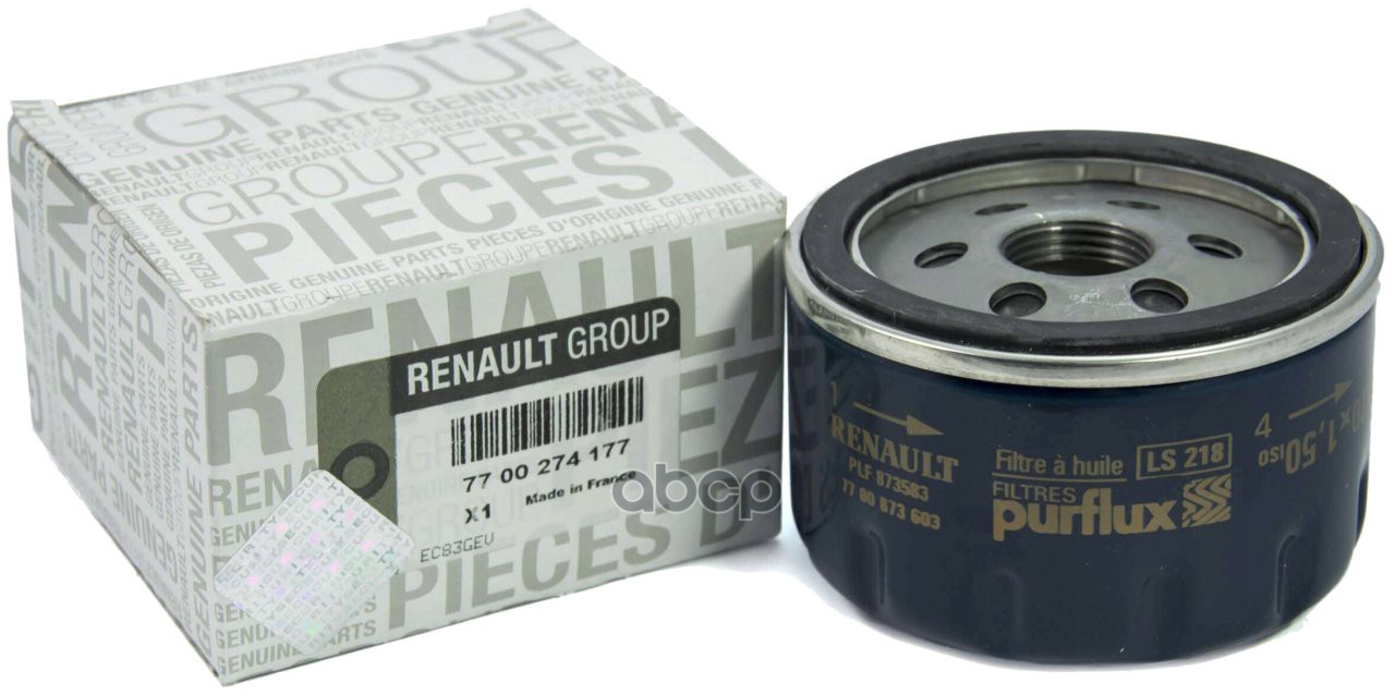 Купить фильтр Масляный 77 00 274 177 Nsin0005694216 RENAULT арт ...