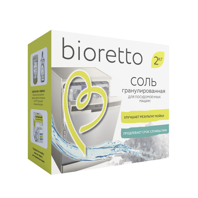 Соль для посудомоечной машины Bioretto - купить в Москве - Мегамаркет