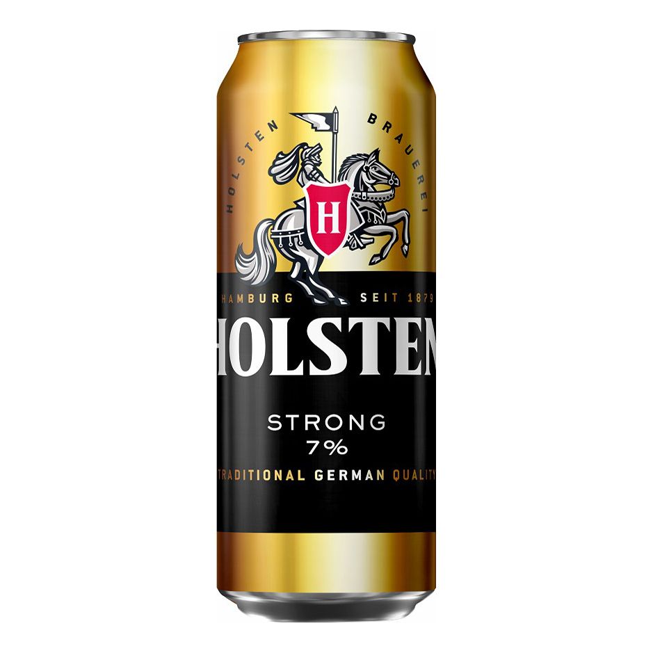 Пиво Holsten Strong светлое фильтрованное пастеризованное 7% 450 мл ...