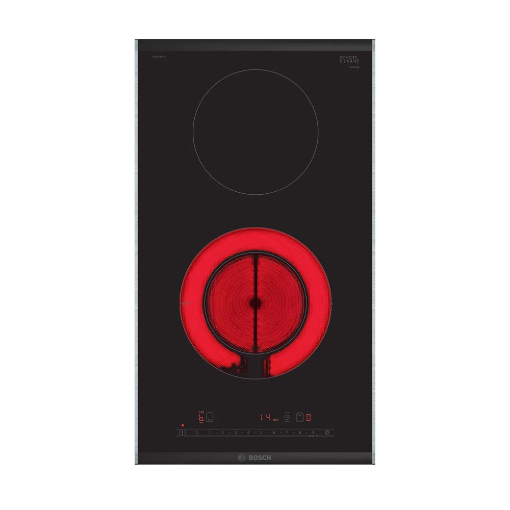 Встраиваемая варочная панель электрическая Bosch PKF375FP2E черный ...
