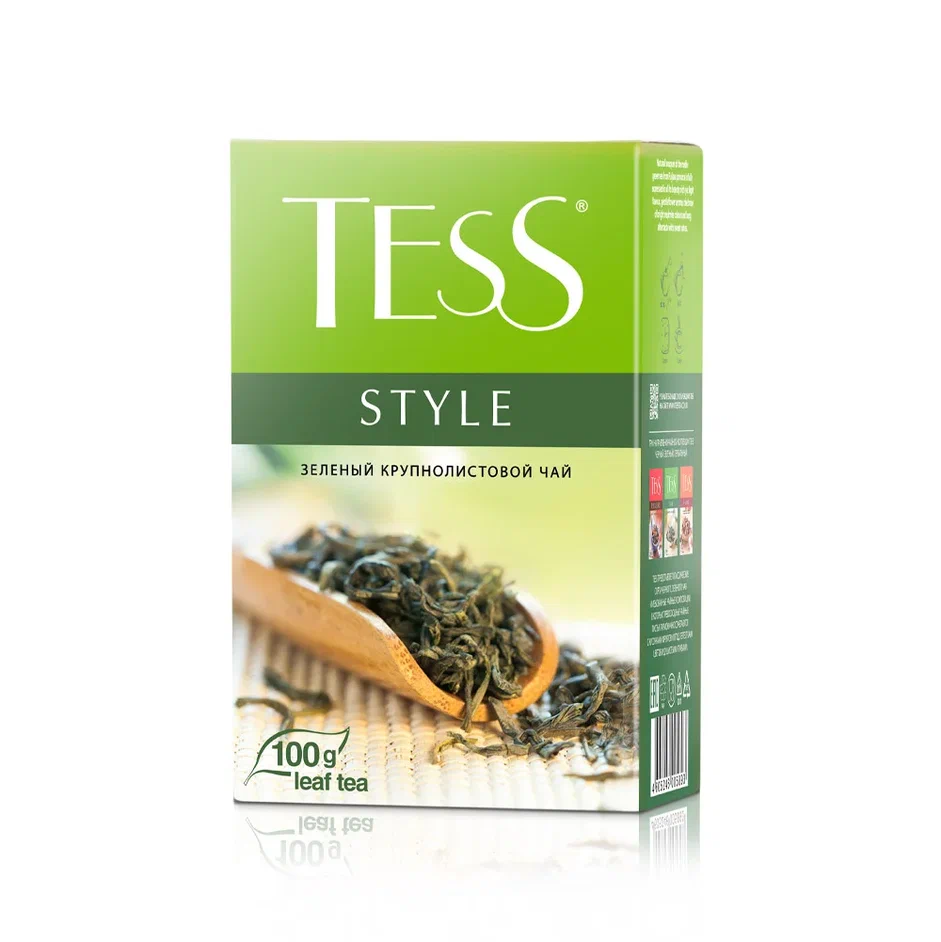 Купить чай зелёный Tess Style. листовой, 100 г, цены на Мегамаркет ...