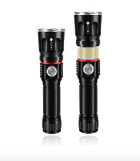 Фонарь ручной аккумуляторный YYC-1809-T6 с функцией светильника Черный - купить в Москве, цены ...