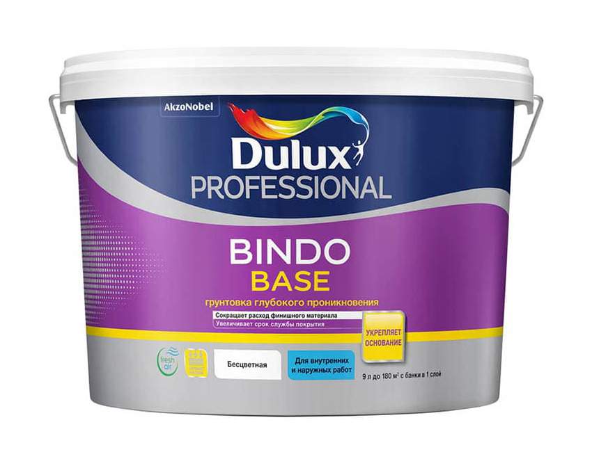 Грунт универсальный водно-дисперсионный Dulux Professional Bindo Base 9 л купить в интернет ...