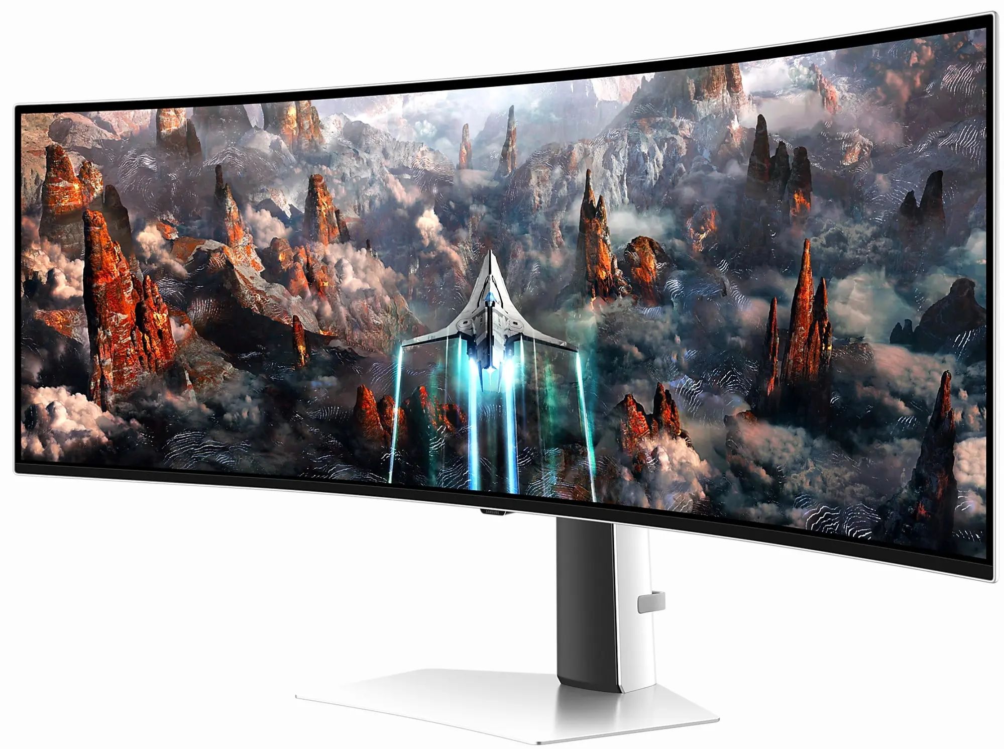 49" Монитор Samsung Odyssey G9 S49CG930SI серебристый 240Hz 5120x1440 ...