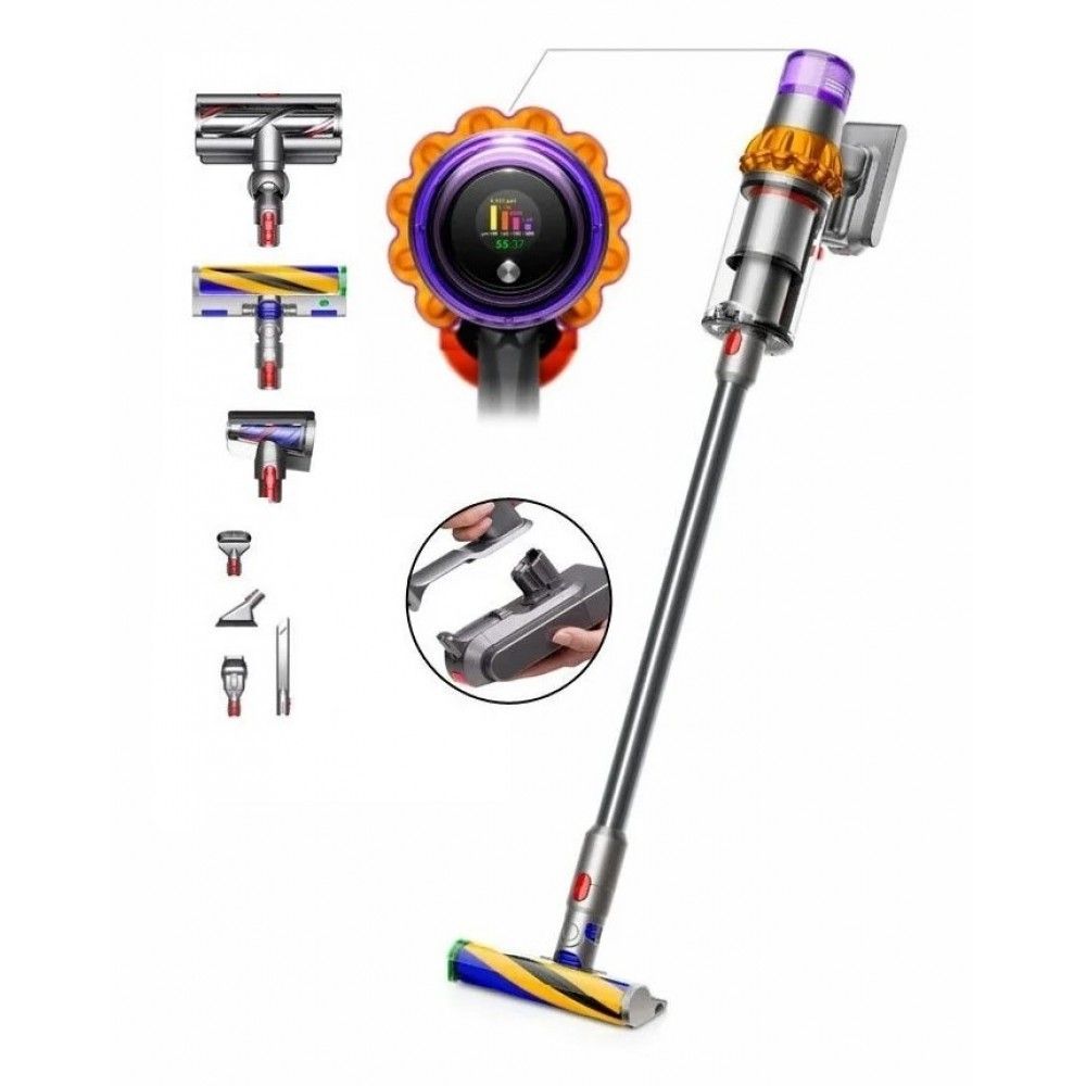 Вертикальный пылесос Dyson V15 Detect Absolute SV47, UK plug (447113-01 ...