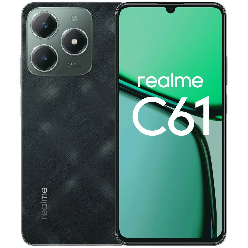Смартфон Realme C61 6/128GB Dark Green RU (Без Рустор), купить в Москве, цены в интернет ...