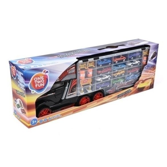 Купить трейлер с машинами ONE TWO FUN, цены на Мегамаркет | Артикул ...