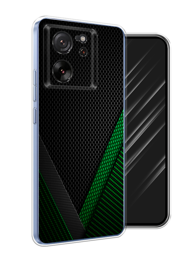 Чехол Awog на Xiaomi 13T Pro Про "Зеленый карбон", купить в Москве ...