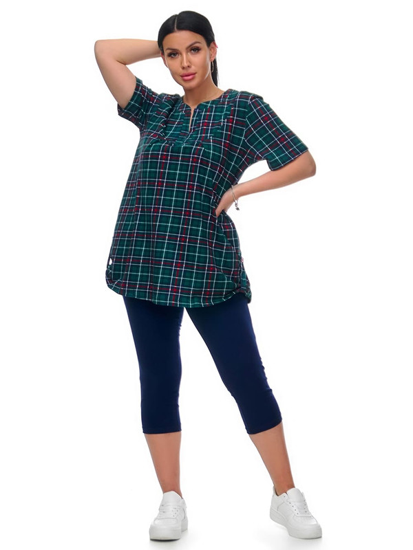 Комплект домашний женский Toontex Г09 зеленый 54 RU - купить в Москве, цены на Мегамаркет ...