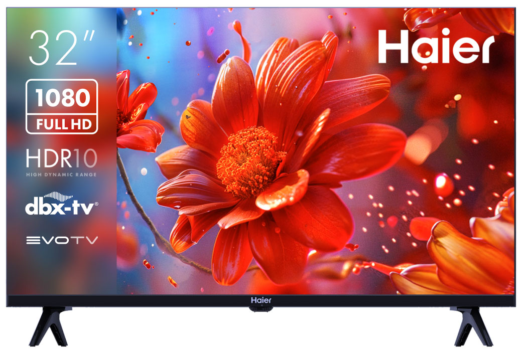 Телевизор Haier 32 Smart TV S2, 32"(81 см), FHD, купить в Москве, цены в интернет-магазинах на ...