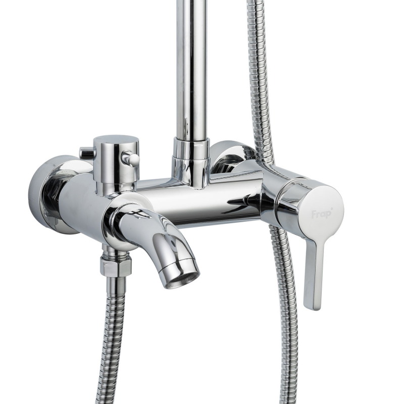 Душевая система FRAP хром F2416 купить в интернет-магазине, цены на Мегамаркет