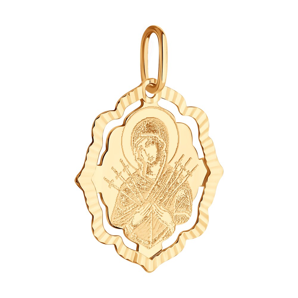 Подвеска из золота Diamant 51-132-02443-7 - купить в Москве, цены на Мегамаркет | 100071543757