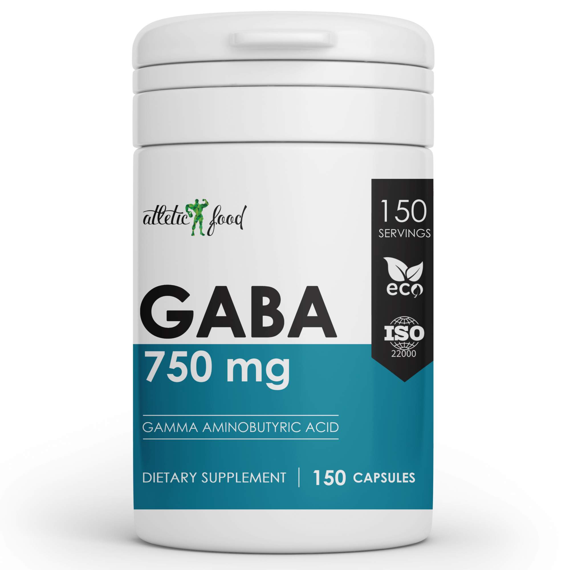 ГАБА, ГАМК Atletic Food GABA (Gamma Aminobutyric Acid) 750 mg - 150 капсул - купить в Москве ...