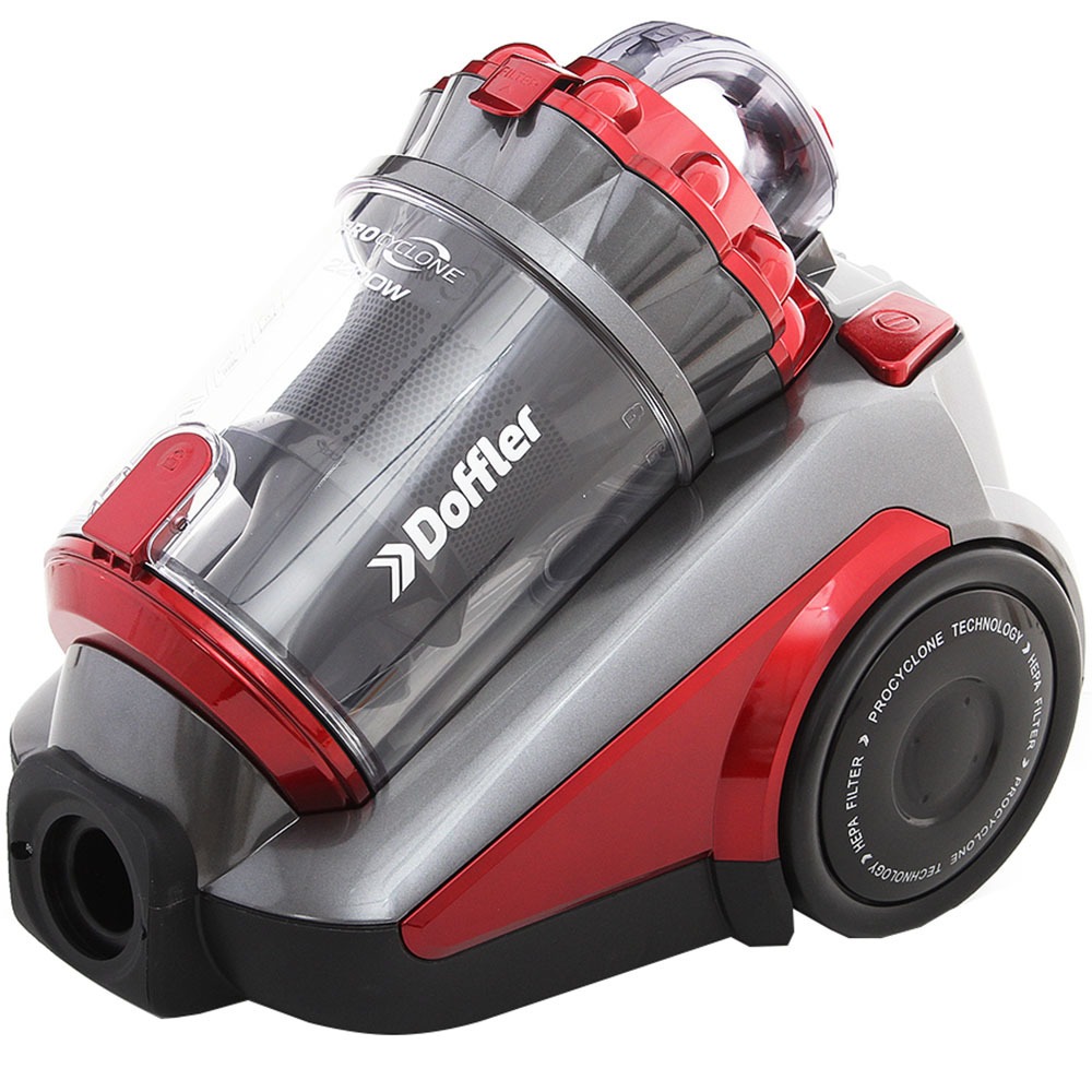 Пылесос Doffler VCC 2280 RB красный, купить в Москве, цены в интернет ...