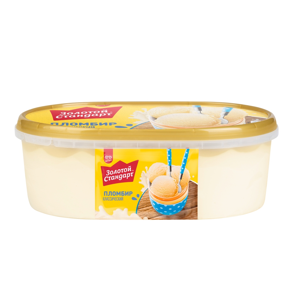 Купить мороженое Инмарко Золотой стандарт пломбир классический 800 мл ...